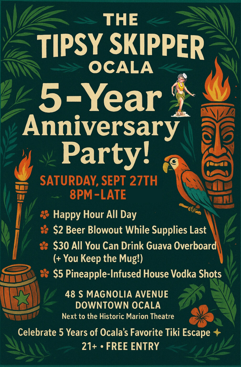 HOME - The Tipsy Skipper Ocala